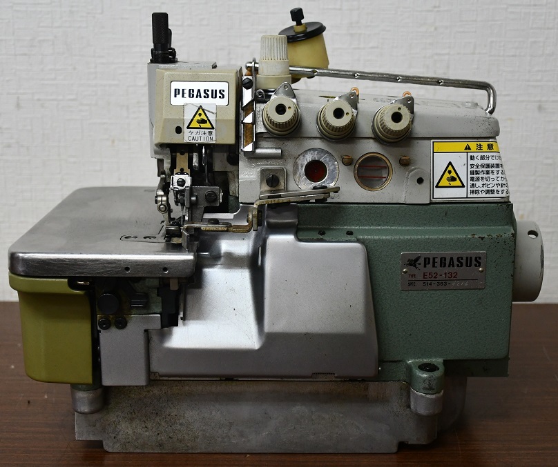 K12-7 現状品 工業用ミシン PEGASUS TYPE E52-132 ペガサス 手回し確認 ハンドクラフト 手工芸 ロックミシン(その他)｜売買されたオークション情報、yahooの商品 ...