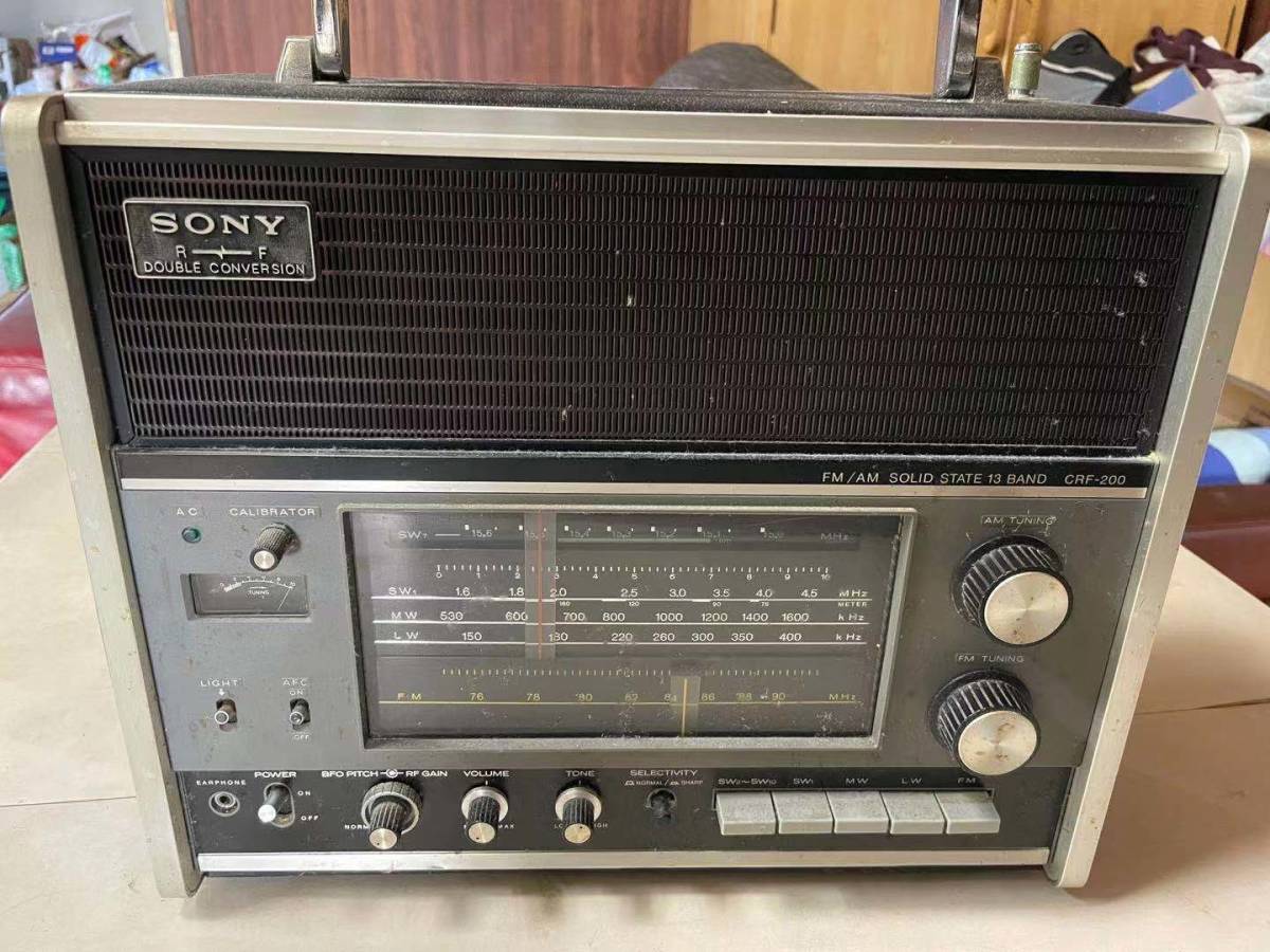 SONY ソニー CRF-200 FM/AM SOLID STATE 13 BAND ラジオ ジャンク品(アンティーク)｜売買されたオークション情報、yahooの商品情報をアーカイブ公開 ...
