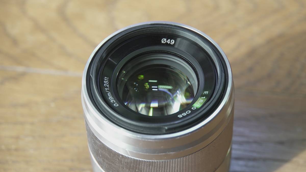 SONY ソニー SEL50F18 E 50mm F1.8 OSS 単焦点レンズ シルバー Eマウント AF み 格安 1円スタートフルサイズ ...