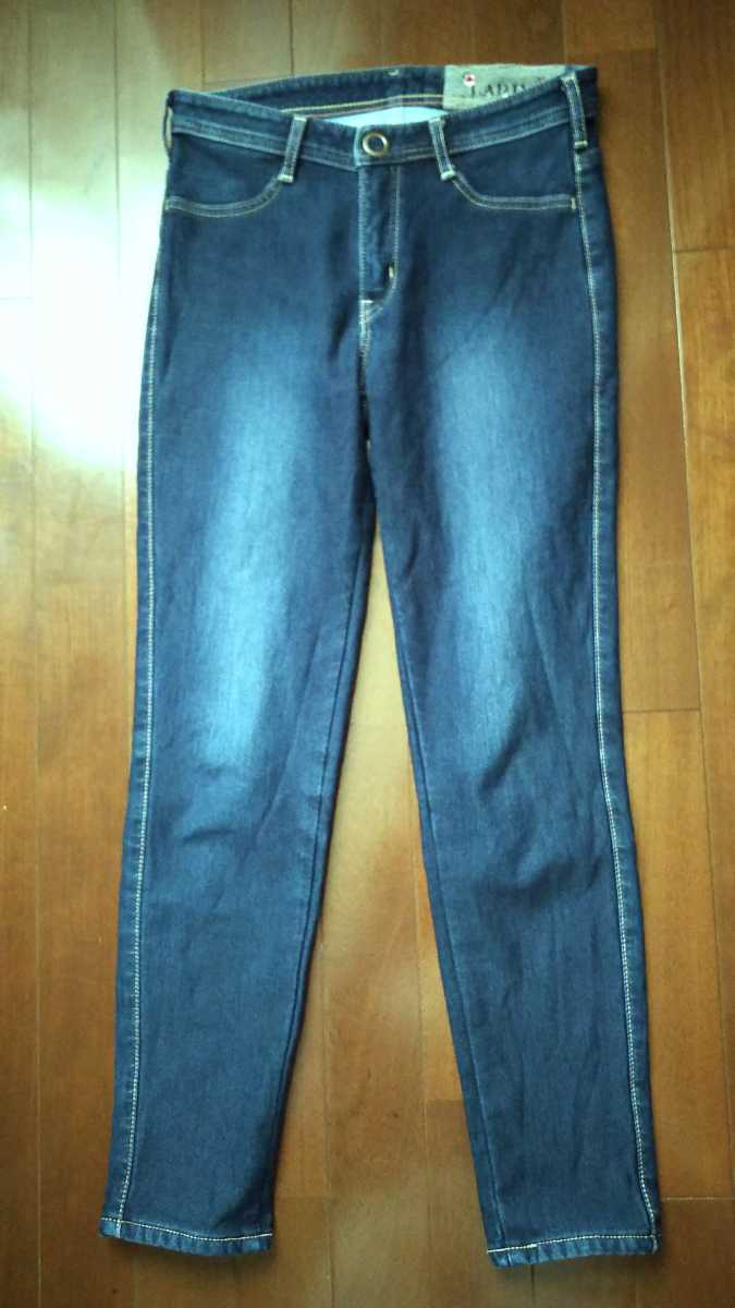 LADIVA ラディーバ ボディファイア 暖 裏起毛 EDWIN スキニー VL710W 濃色ブルー M SOMETHING レギンスパンツ デニム風 レギパン(ボトムス)｜売買された ...