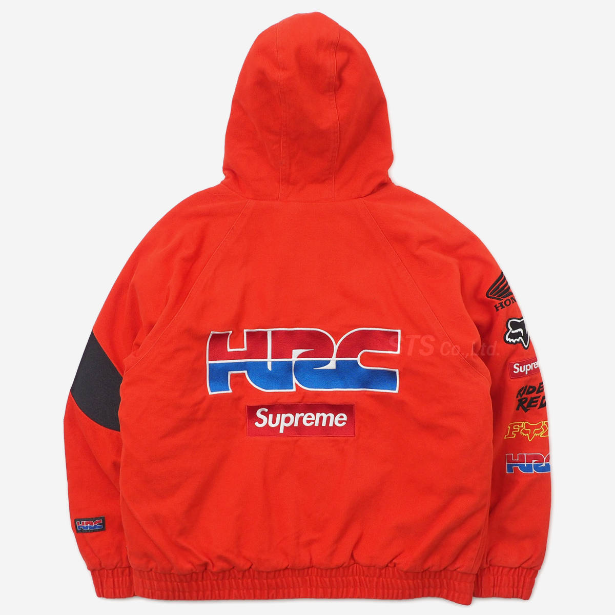 Supreme/Honda/Fox Racing Puffy Zip Up Jacket 赤S シュプリーム/ホンダ/フォック スレーシング パフィー ジップ アップ ジャケット 19FW ...