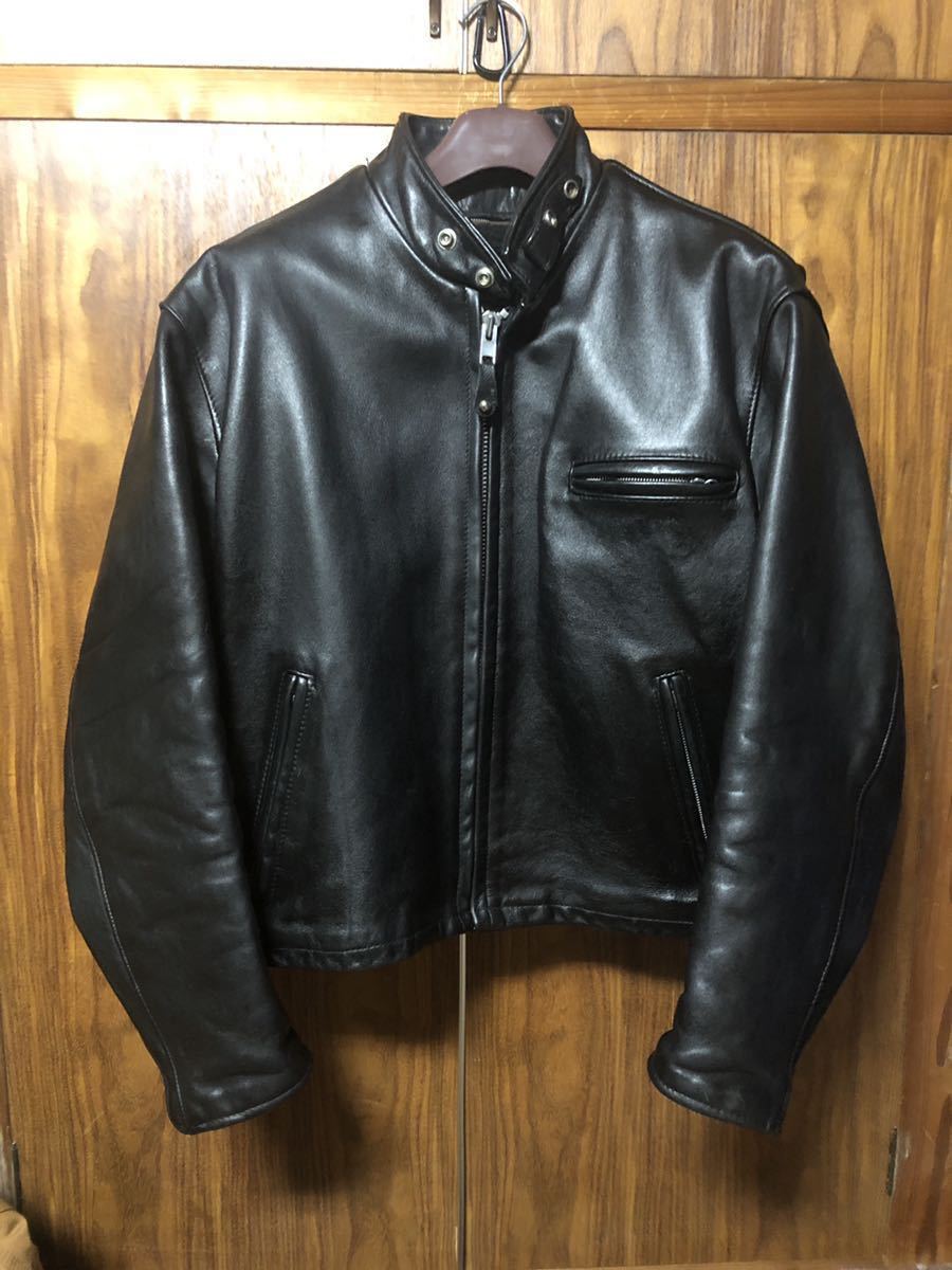 Schott ショット 641 シングル ライダース 46 着脱ライナー付き(ライダースジャケット)｜売買されたオークション情報、yahooの商品情報をアーカイブ公開 - オークファン ...