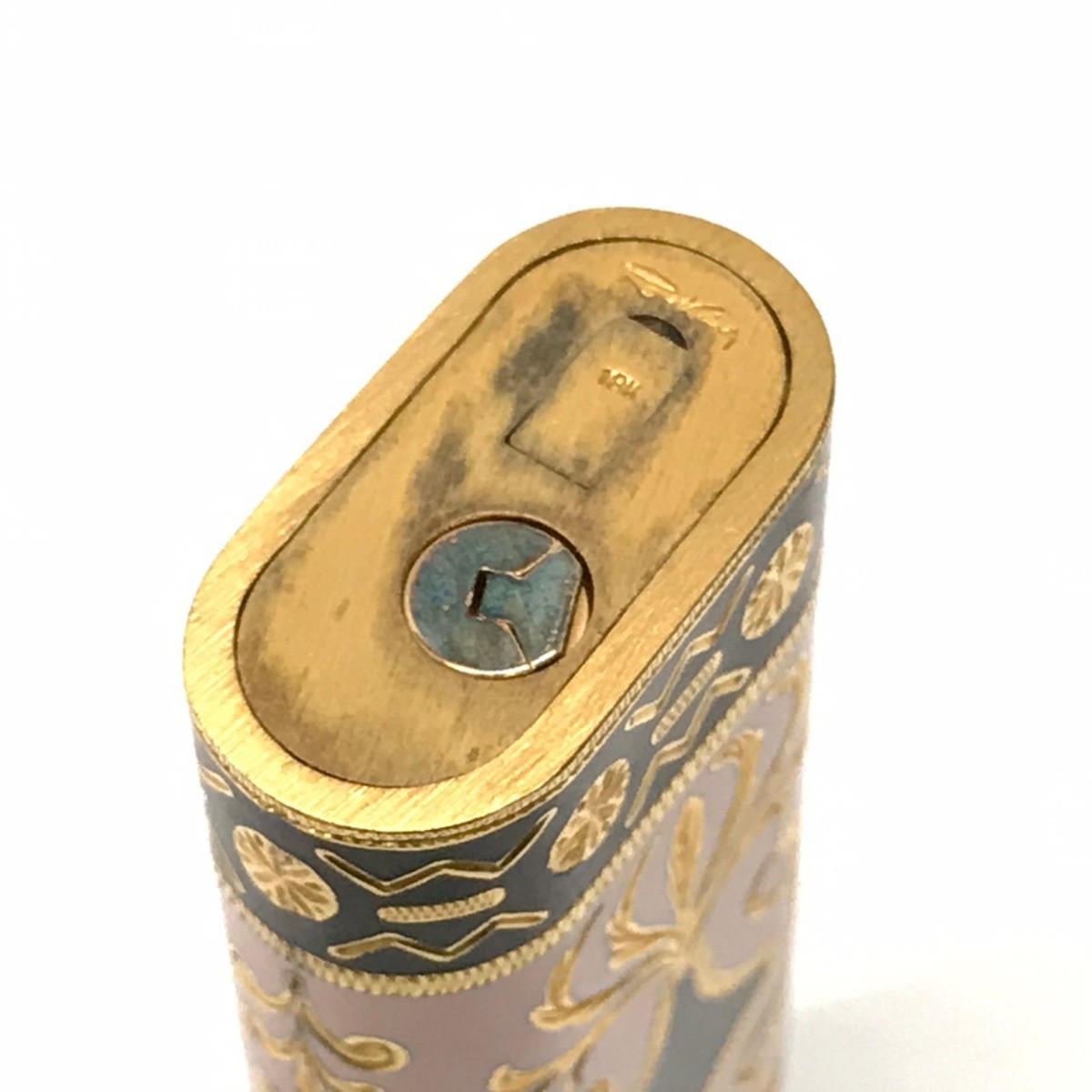 Gm2741 Cartier カルティエ ライター ロイキング RoiKing 18K メッキ ピンク 金彩(カルティエ)｜売買された ...