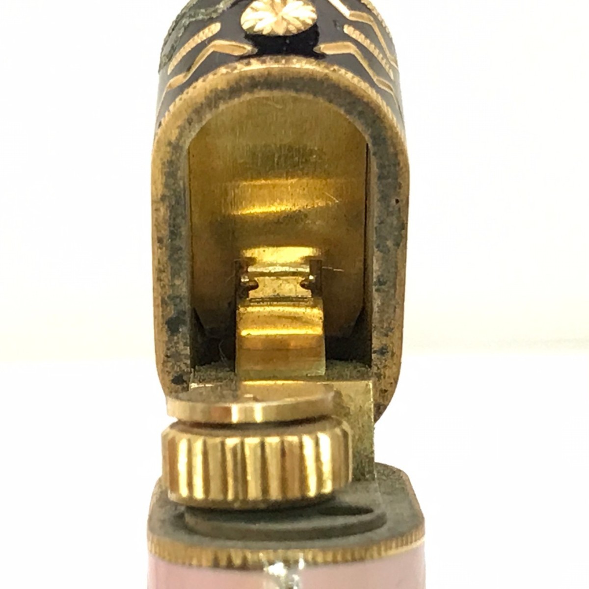 Gm2741 Cartier カルティエ ライター ロイキング RoiKing 18K メッキ ピンク 金彩(カルティエ)｜売買された ...