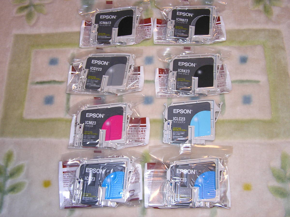 エプソン純正 IC23系 6色8個 推奨使用期限不明(エプソン)｜売買されたオークション情報、yahooの商品情報をアーカイブ公開 ...
