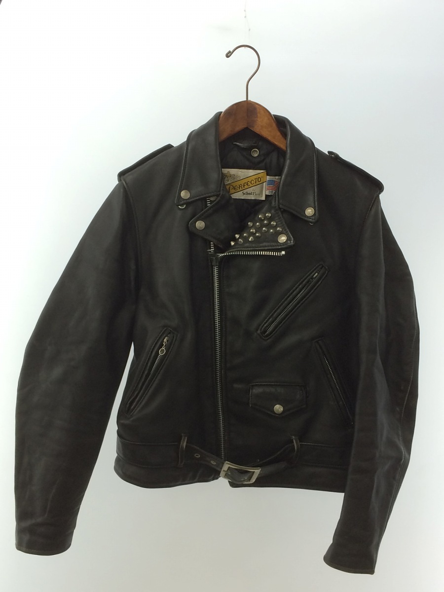 Schott ダブルライダースジャケット/38/レザー/BLK(Sサイズ)｜売買されたオークション情報、yahooの商品情報をアーカイブ公開 - オークファン（aucfan.com）