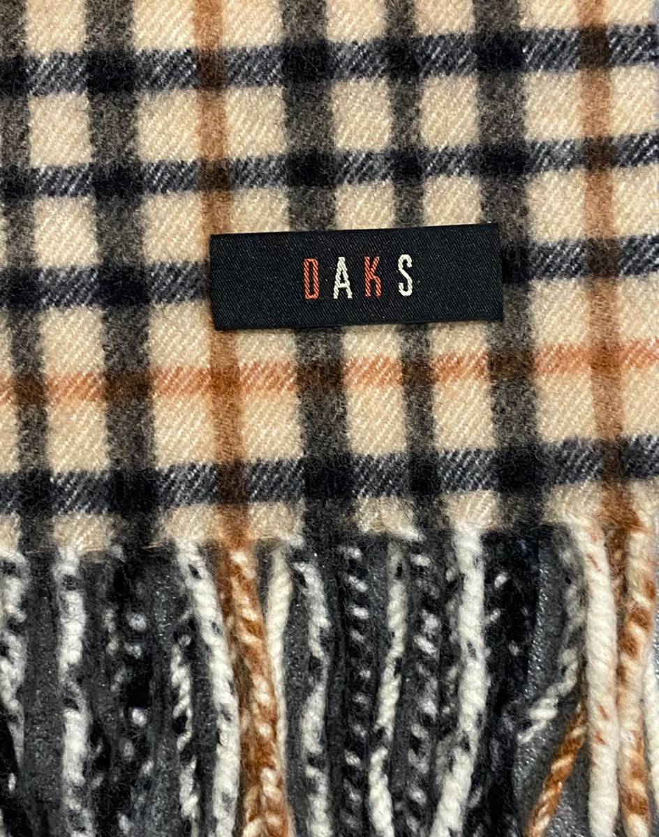 B14 日本製 DAKS ダックス カシミヤウール マフラー ストール ハウスチェック柄 男女兼用(その他)｜売買されたオークション情報 ...
