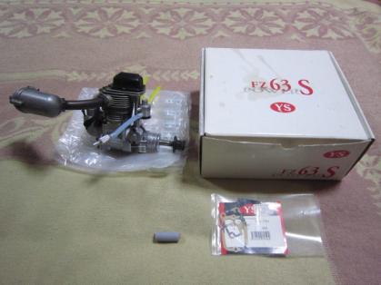 shimanyan2 YS FZ63S 山田産業 模型 飛行機 エンジン YAMADA ENGINE 使用短い 強圧縮 4サイクル フルセット ...