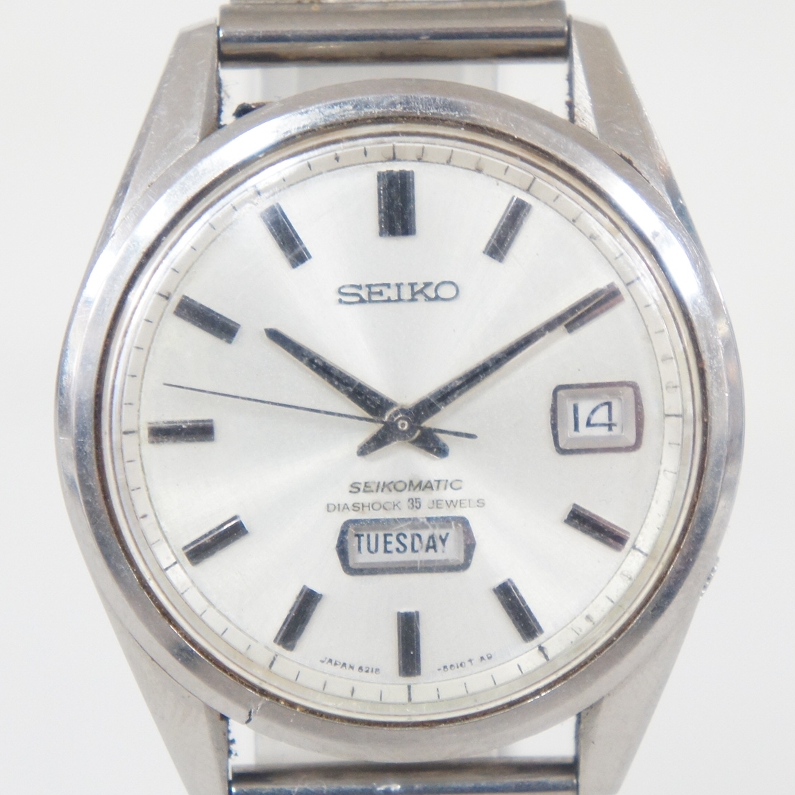 SEIKO セイコー SEIKOMATIC セイコーマチック 6218-8010 35石 デイデイト メンズ 自動巻き 腕時計 370 ...