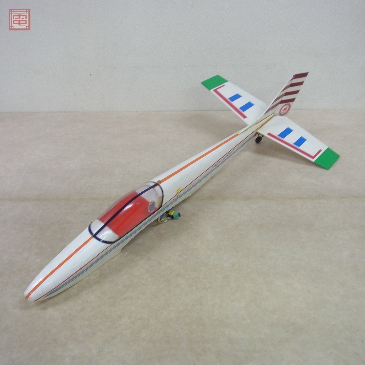 引取限定 メーカー詳細不明 OSMAX 26FS/フタバ S9102等搭載 エンジン 電動RC 全長 約100cm 翼幅 約125cm パーツ ...