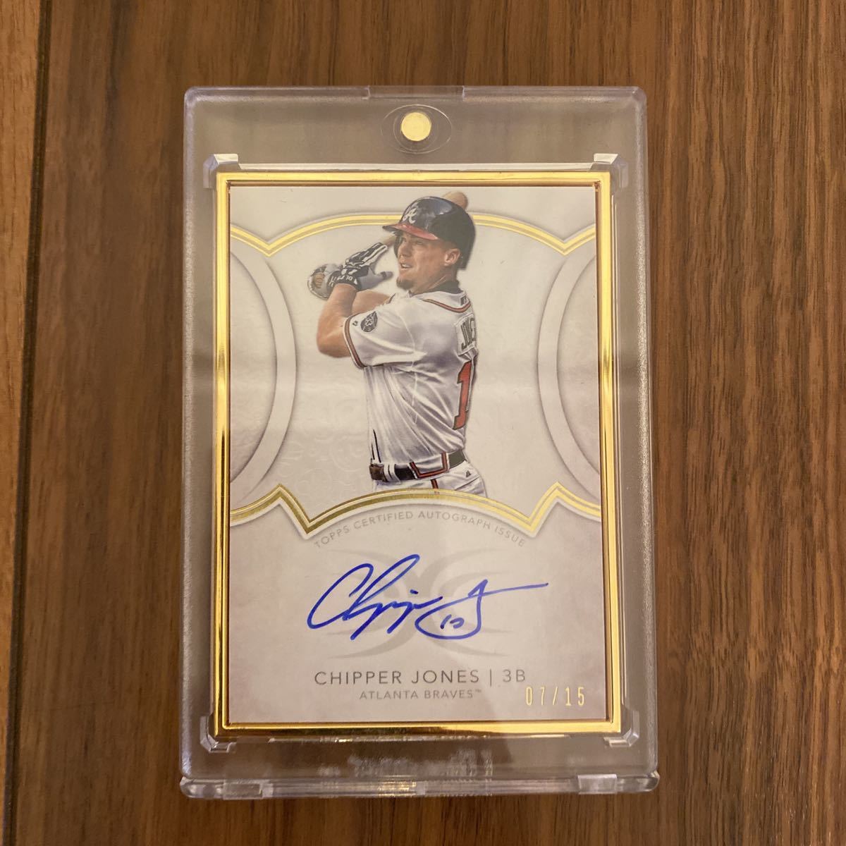 Topps Definitive Collection Chipper Jones Auto(Topps)｜売買されたオークション情報 ...