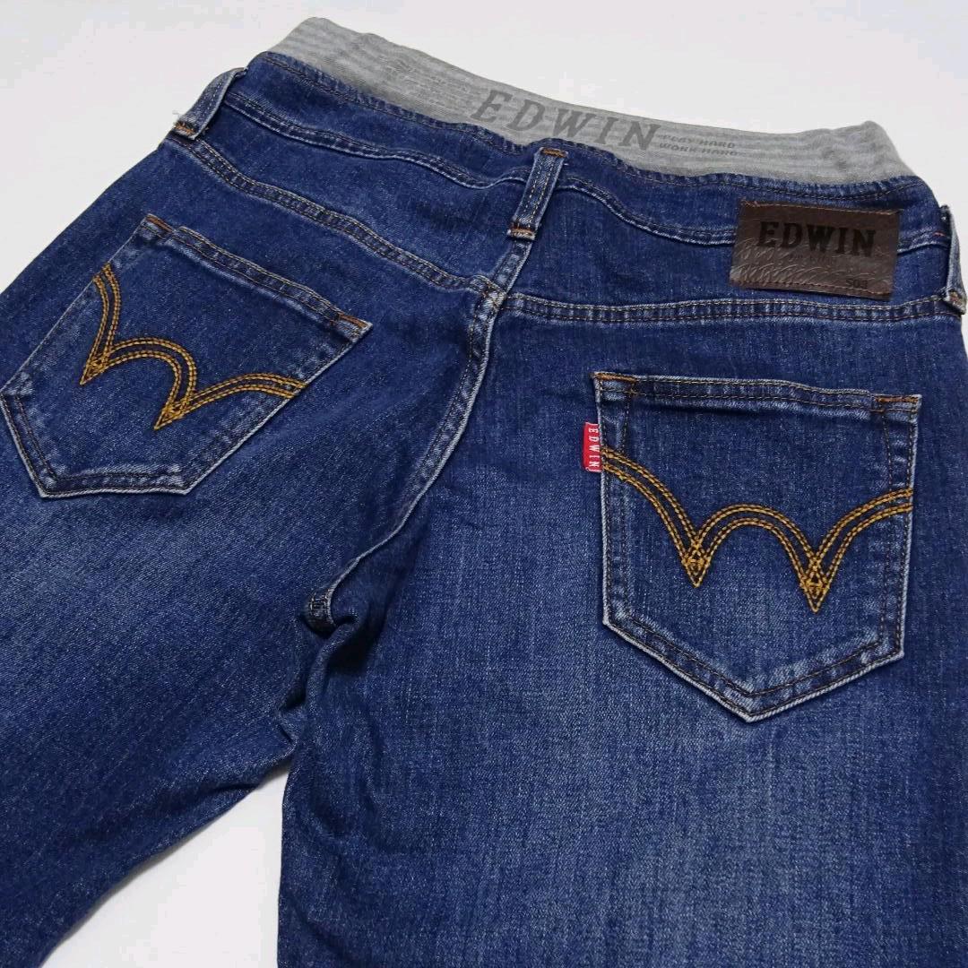 EDWIN デニムパンツ レギュラーストレート サイズ160 ウエスト約68cm 宅急便コンパクト 匿名配送(160（155cm～）以上)｜売買されたオークション情報、yahooの商品情報を ...