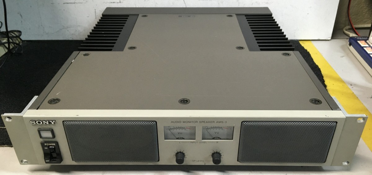 SONY AMS-3 ソニー メーター付き パワードスピーカーモニター(モニタースピーカー)｜売買されたオークション情報、yahooの商品情報 ...