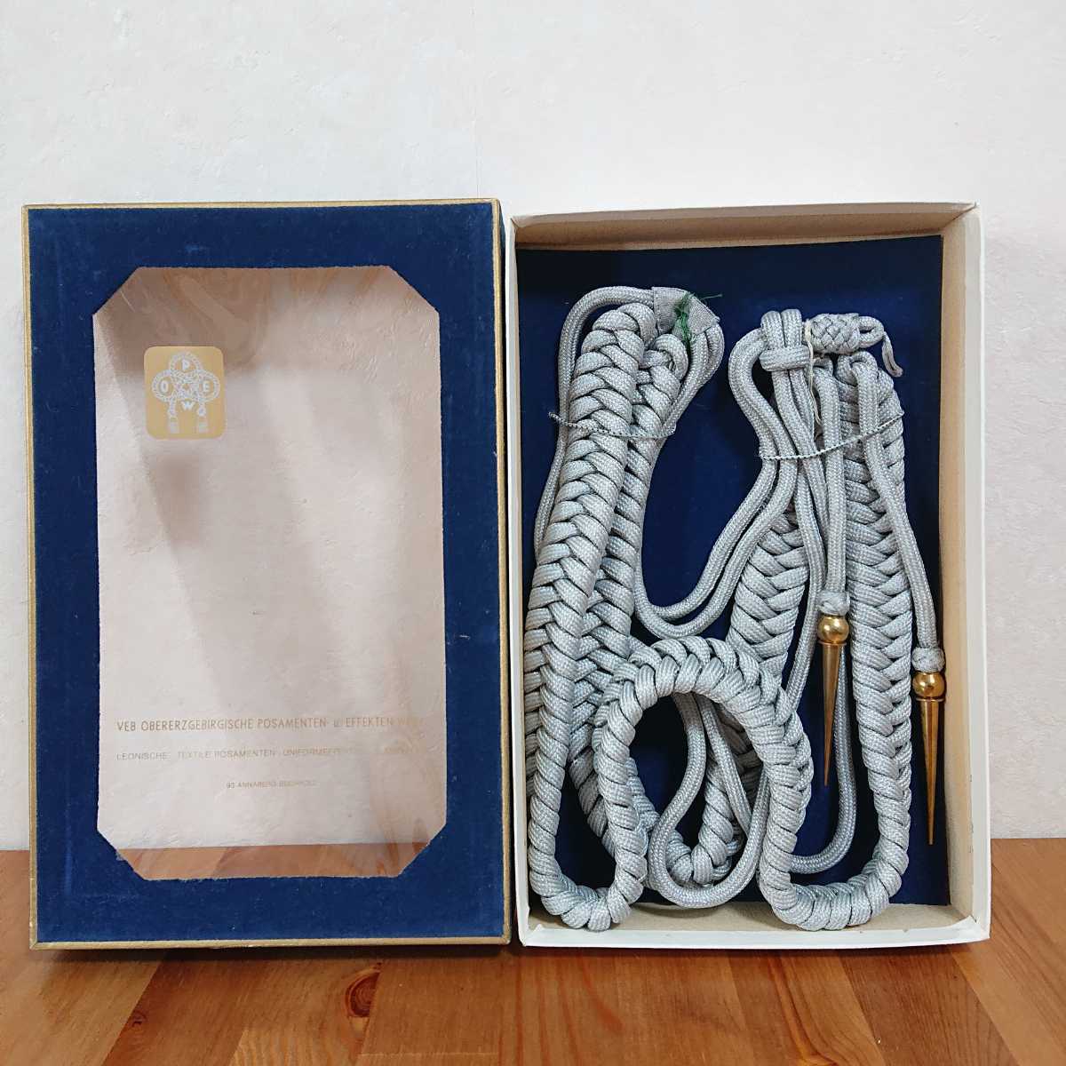 状態良 OPEWアナバーグ社 制服装飾 軍服 飾緒 しょくちょ ヴィンテージ ミリタリー 紐飾り ドレスストラップ コレクター放出品 A(制服 ...