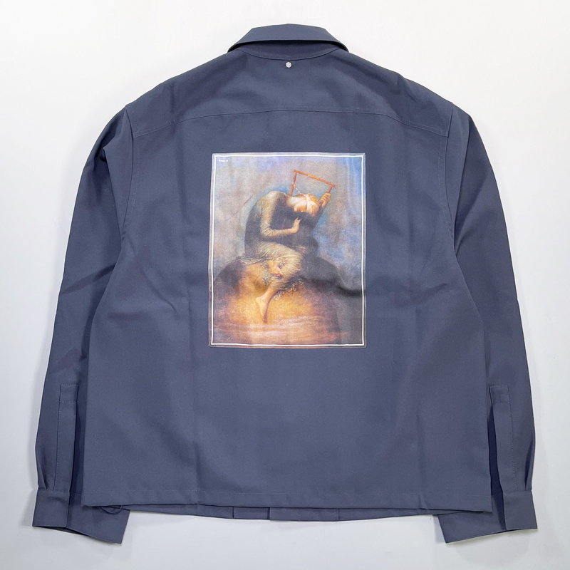 品 OAMC System Silk Foulard Overshirt Blue S オーエーエムシー オーバーシャツ(Sサイズ)｜売買され ...