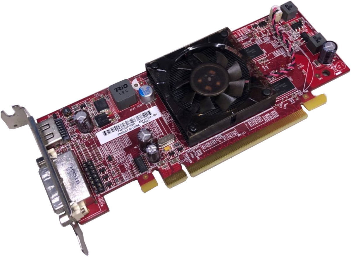 パーツ ロープロファイルATI Radeon HD 4300/4500 Series 512MBグラフィックボード PCI-E x16HDMI ...