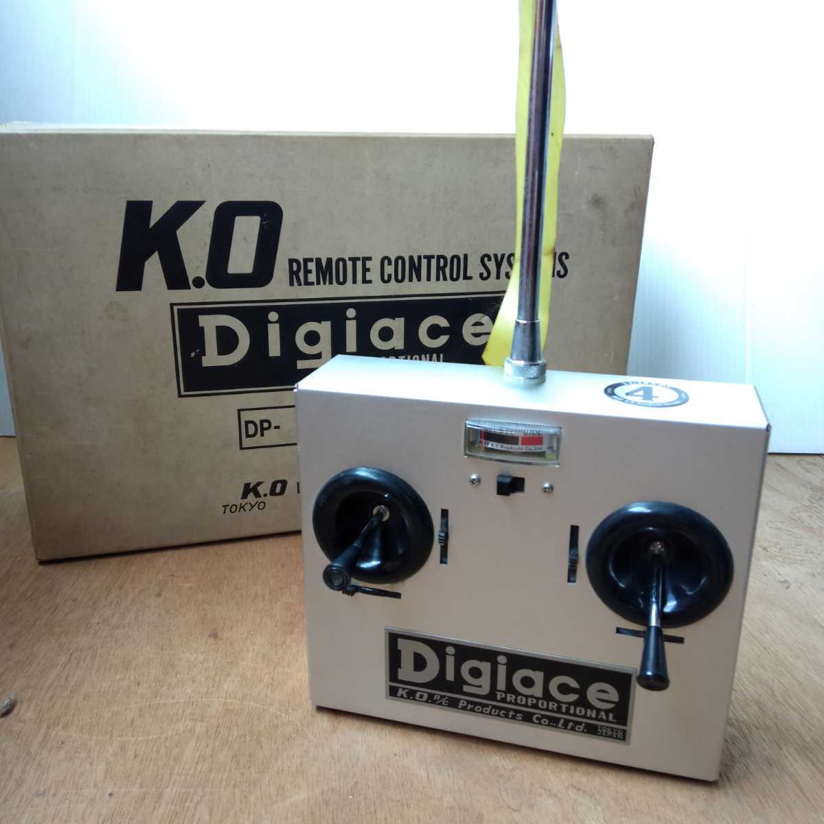 当時物 近藤科学 KO Digiace デジエース 4ch プロポ 送信機 ラジコン 昭和レトロ ビンテージ 動作未確認 e20(送信機)｜売買されたオークション情報、yahooの商品情報を ...