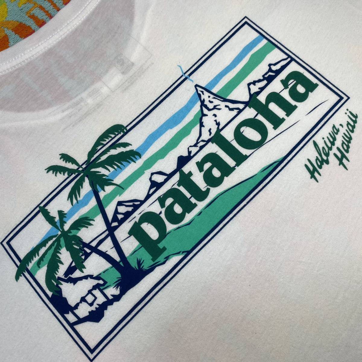 レア状態良好FA18年MADE in USA製 patagoniaパタゴニアpatalohaパタロハLOGO Hawaiiハワイ ハレイワ限定 ...
