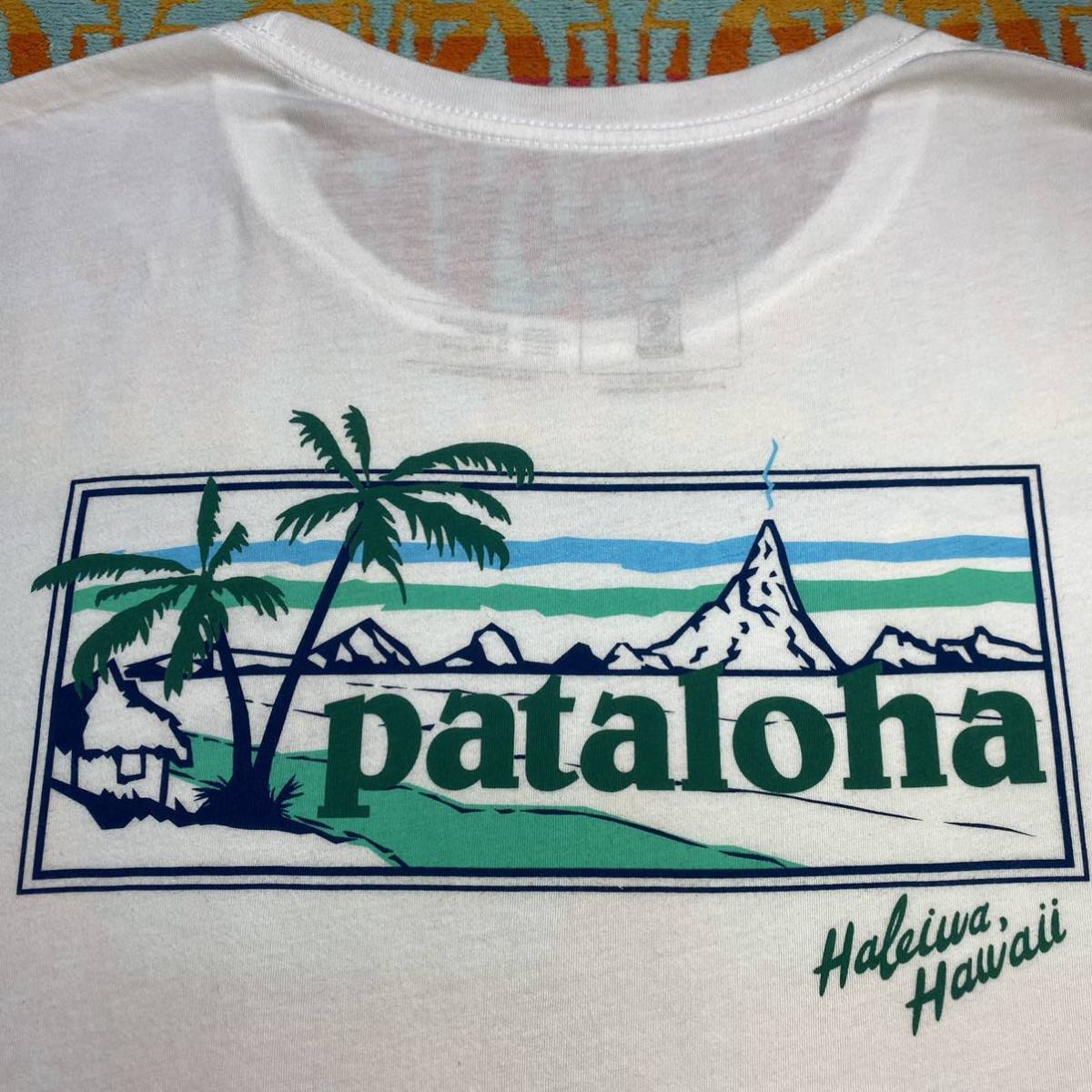 レア状態良好FA18年MADE in USA製 patagoniaパタゴニアpatalohaパタロハLOGO Hawaiiハワイ ハレイワ限定 ...