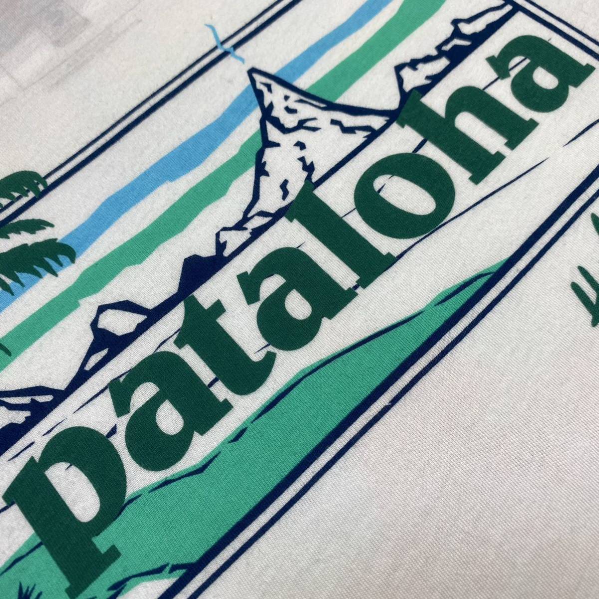 レア状態良好FA18年MADE in USA製 patagoniaパタゴニアpatalohaパタロハLOGO Hawaiiハワイ ハレイワ限定 ...