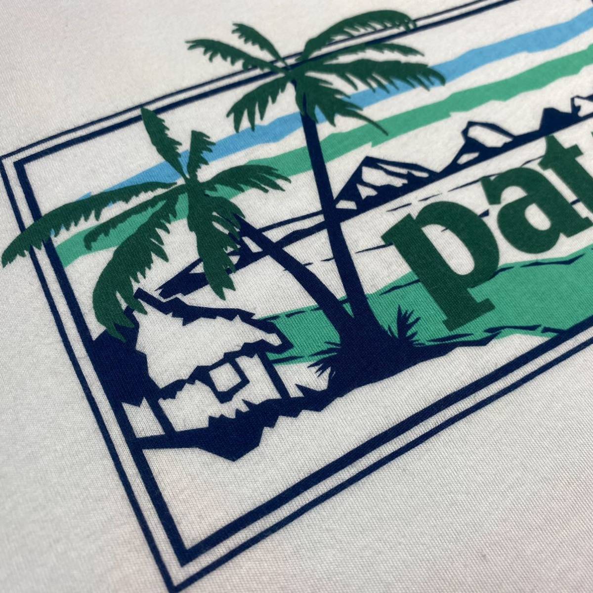 レア状態良好FA18年MADE in USA製 patagoniaパタゴニアpatalohaパタロハLOGO Hawaiiハワイ ハレイワ限定 ...