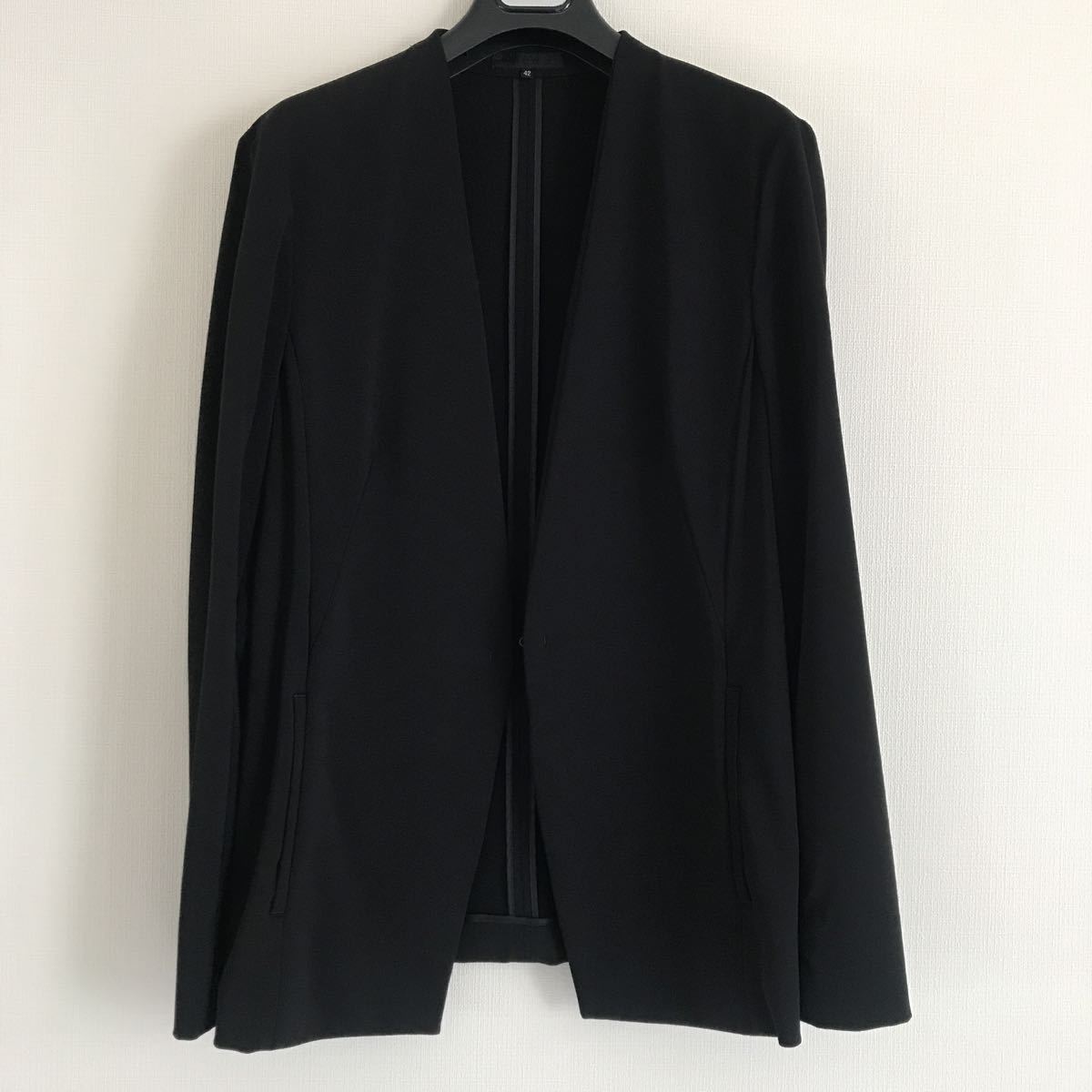 ICB ノーカラージャケット サイズ42(iCB)｜売買されたオークション情報、yahooの商品情報をアーカイブ公開 - オークファン（aucfan.com）