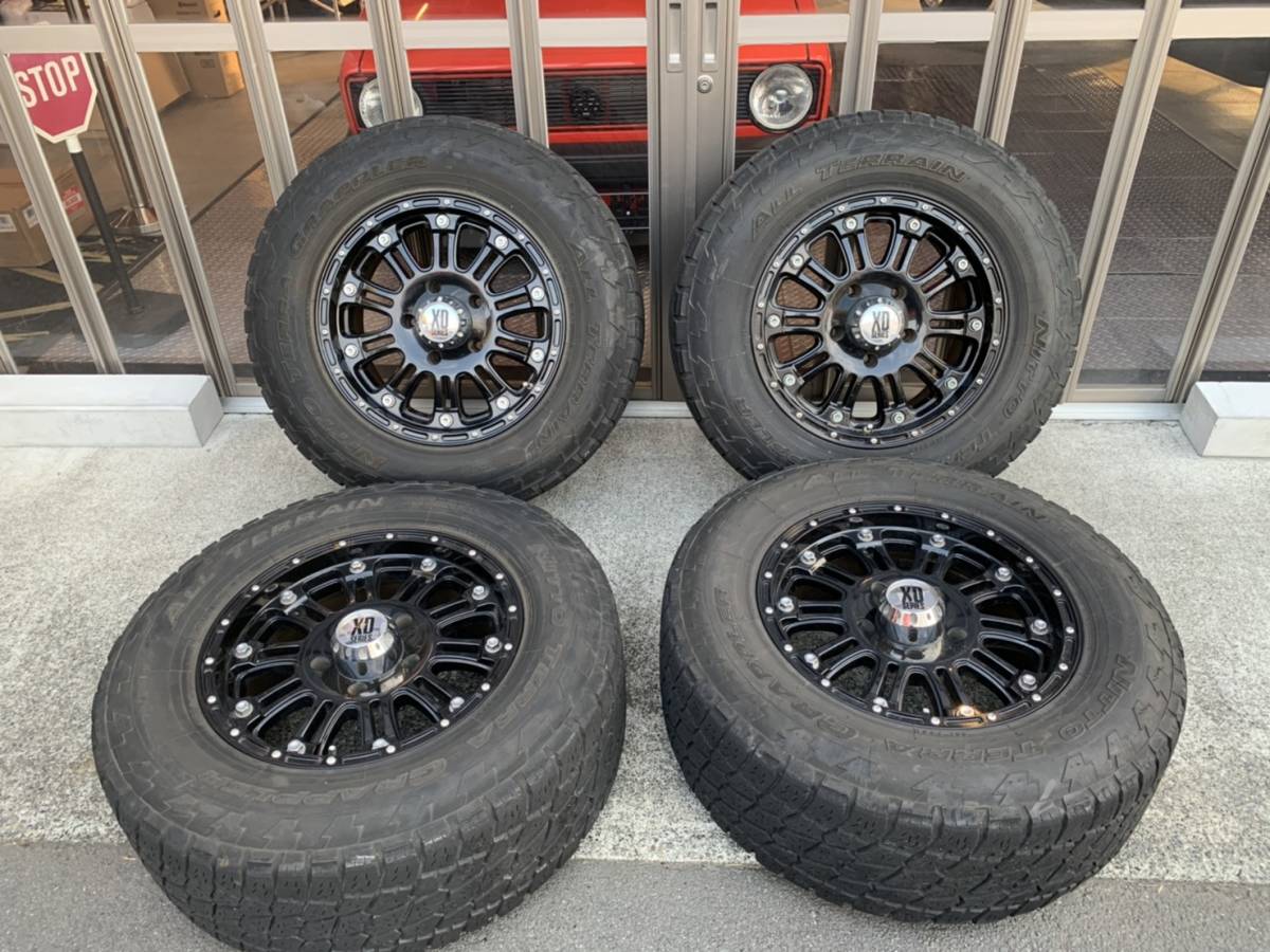 NITTO テラグラップラー LT285/65R18 & KMC XD795 HOSS 18X9 5-150 ET30 タンドラ セコイア ...