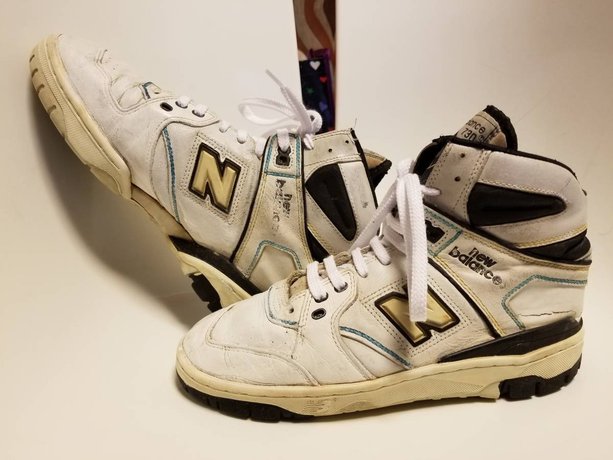 ニューバランスハイカットP730 スニーカーの男性 バスケット ビンテージ Original New Balance 80s Basket ...