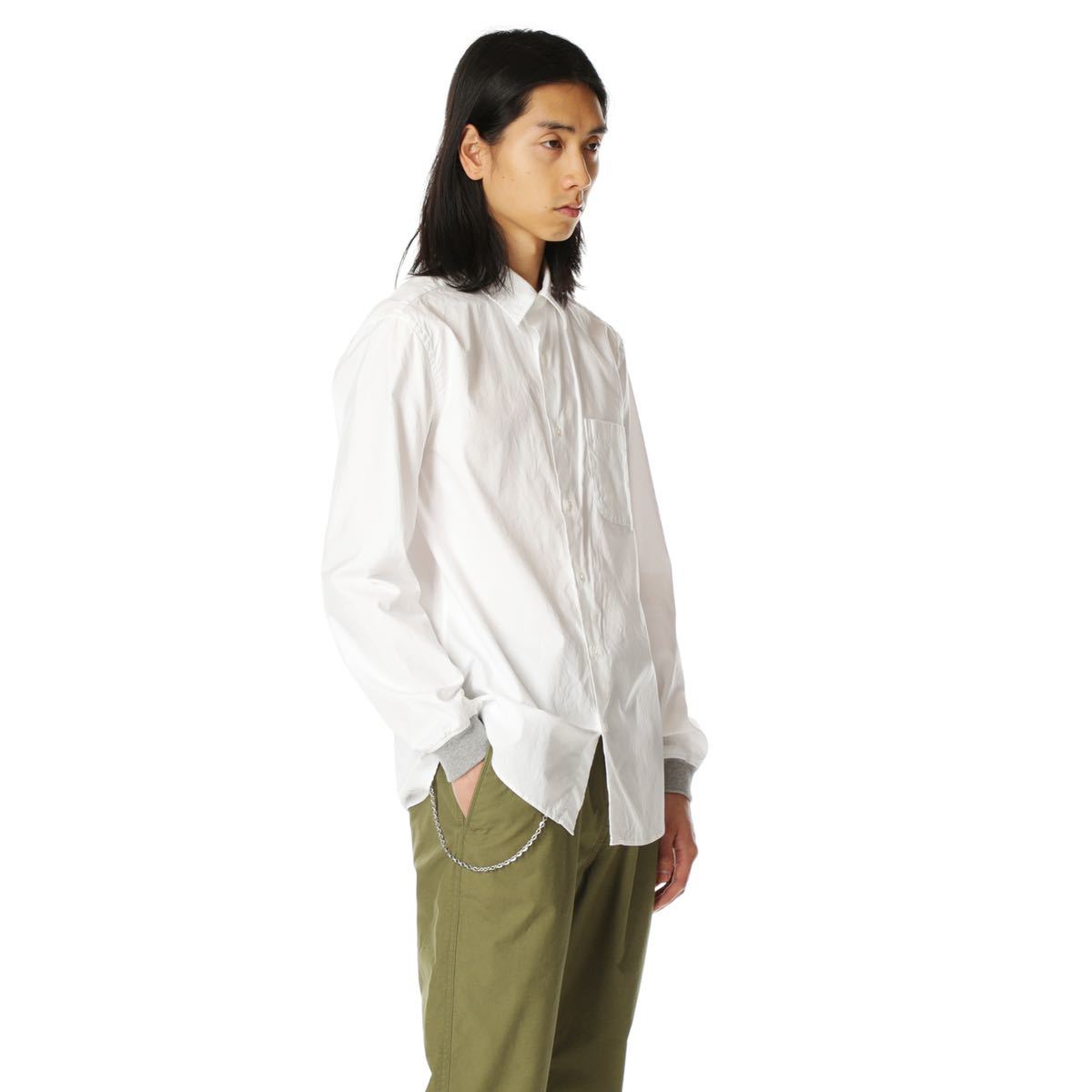 uniform experiment UE-202027 RIBBED REGULAR COLLAR SHIRT ユニフォームエクスペリメント ...