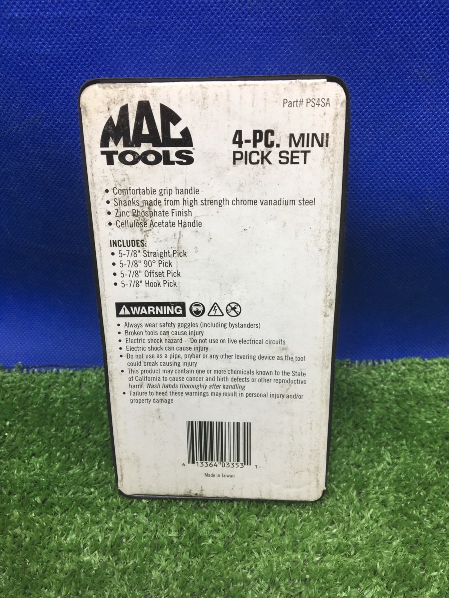MAC TOOLS/マックツールズ コンフォートグリップハンドル ピックセット PS4SA rc_ITY0AKANC8R4(その他)｜売買されたオークション情報、yahooの商品情報を ...