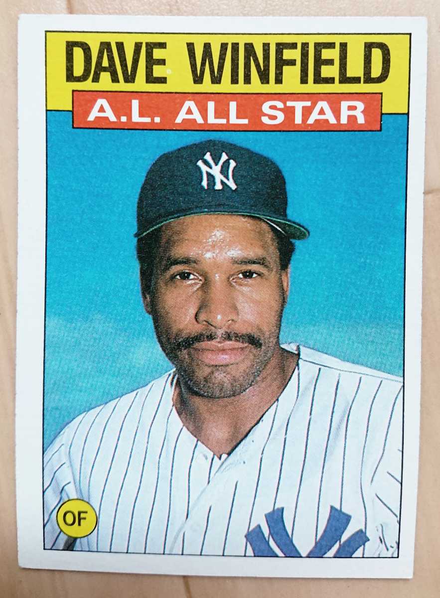 DAVE WINFIELD TOPPS 1986 #717 MLB メジャーリーグ 大リーグ デイブ ウインフィールド NEW YORK ...