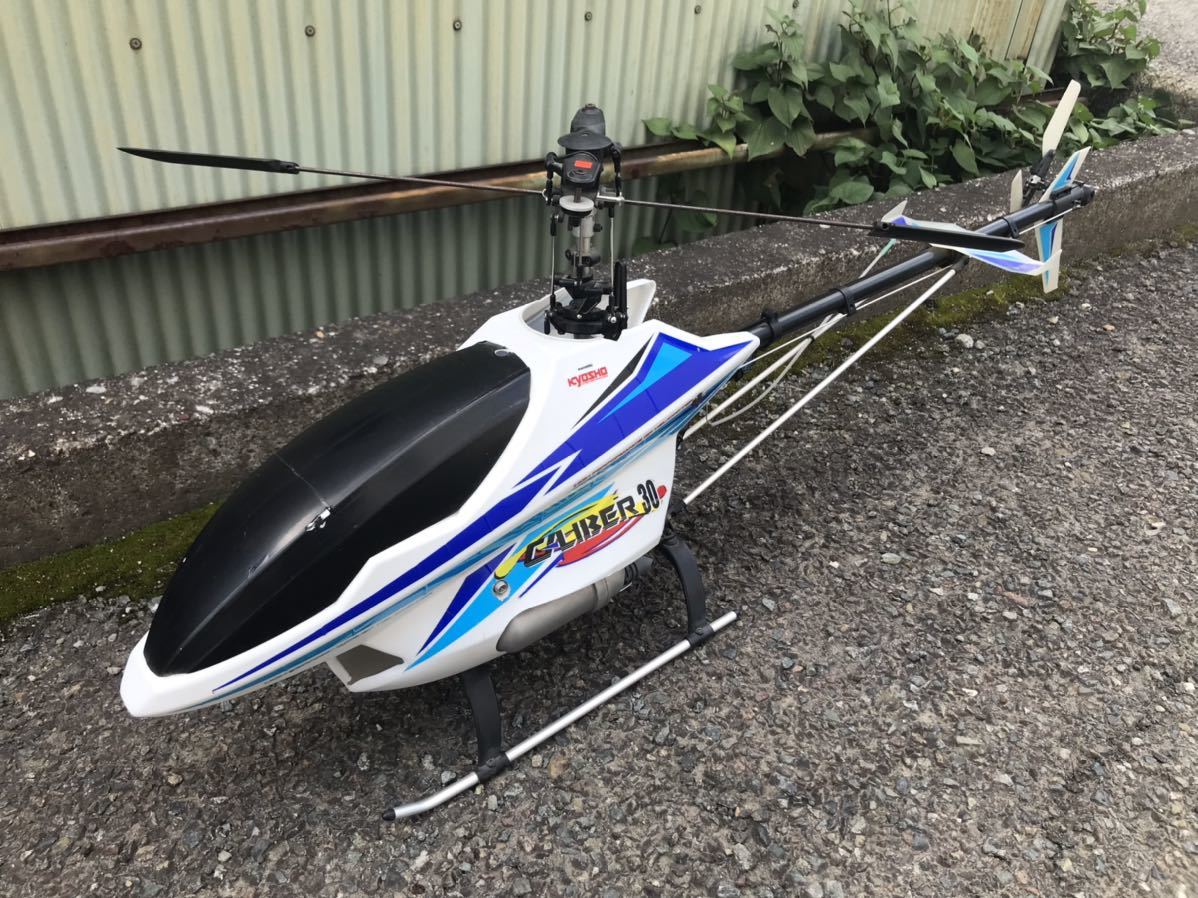ヘリコプター ラジコン キャリバー30 京商 KYOSHO CALIBER エンジン 完成品 ジャンク品(パーツ)｜売買されたオークション情報 ...