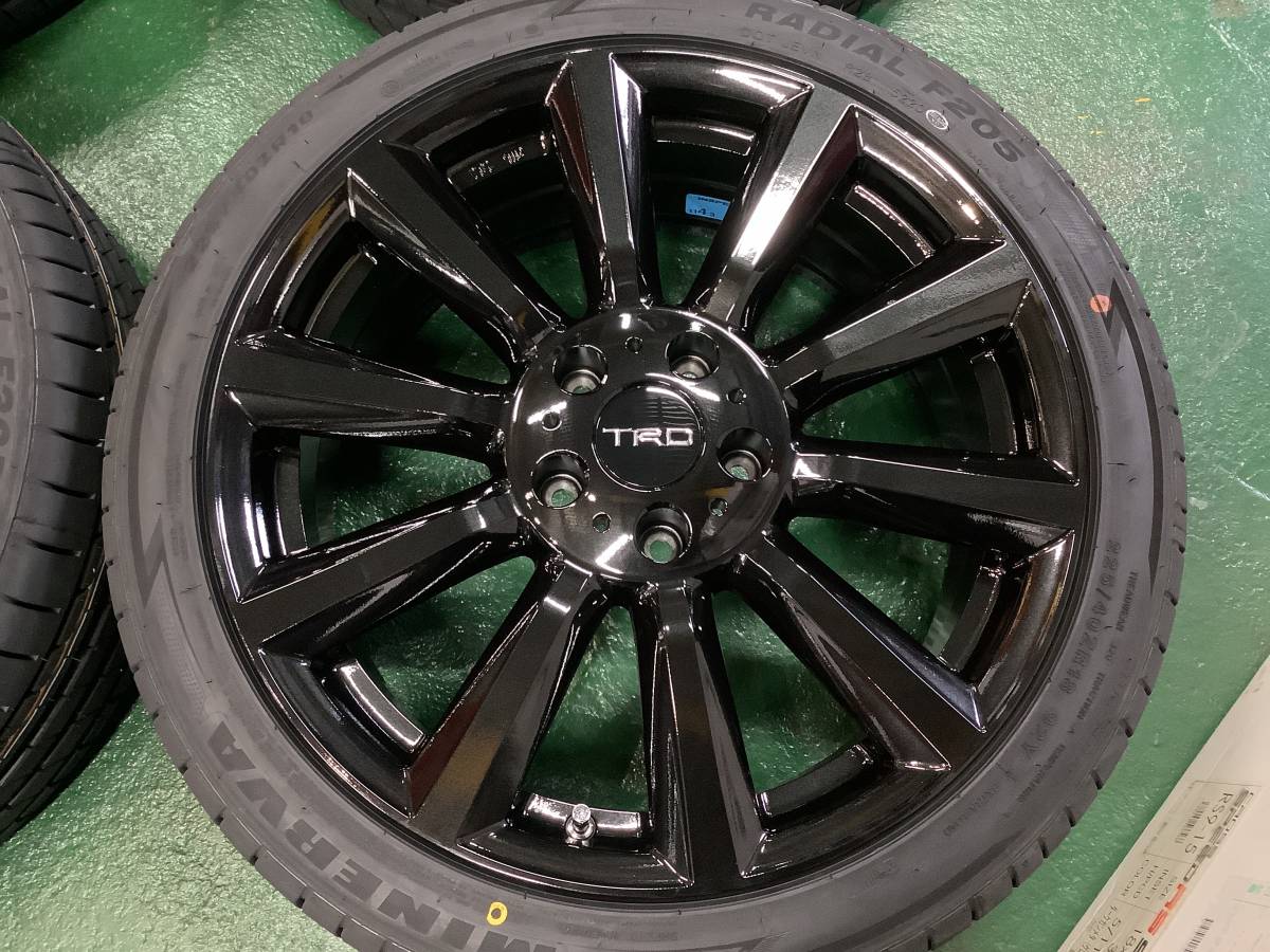 トヨタTRD 18インチ 処分特価 品 TRD TF6 4本Set7.5J+47 114.3/5H 海外225/40R18 4本 タイヤ ノア ...