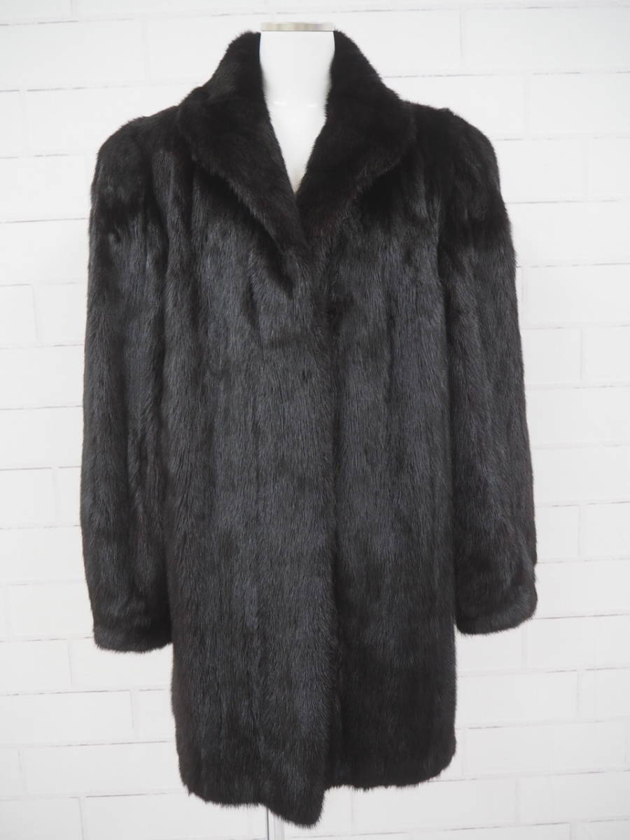 ダークミンク セミロングコート 着丈80㎝ MG Sable 国産品 サイズ13号(ミンク)｜売買されたオークション情報、yahooの商品情報をアーカイブ公開 - オークファン（aucfan.com）