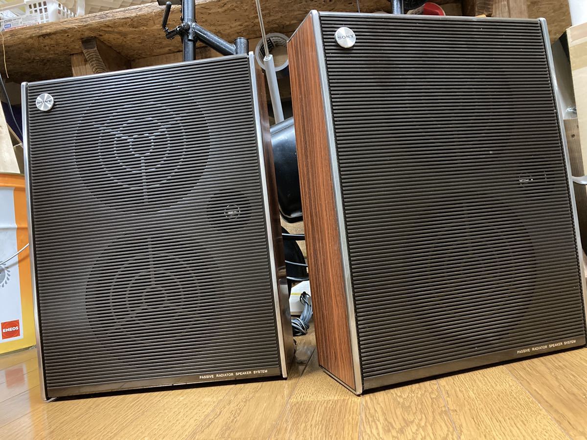 SONY 壁掛けスピーカー PASSIVE RADIATOR SPEAKER SYSTEM 当時物 木目 み レトロ(スピーカー本体)｜売買さ ...