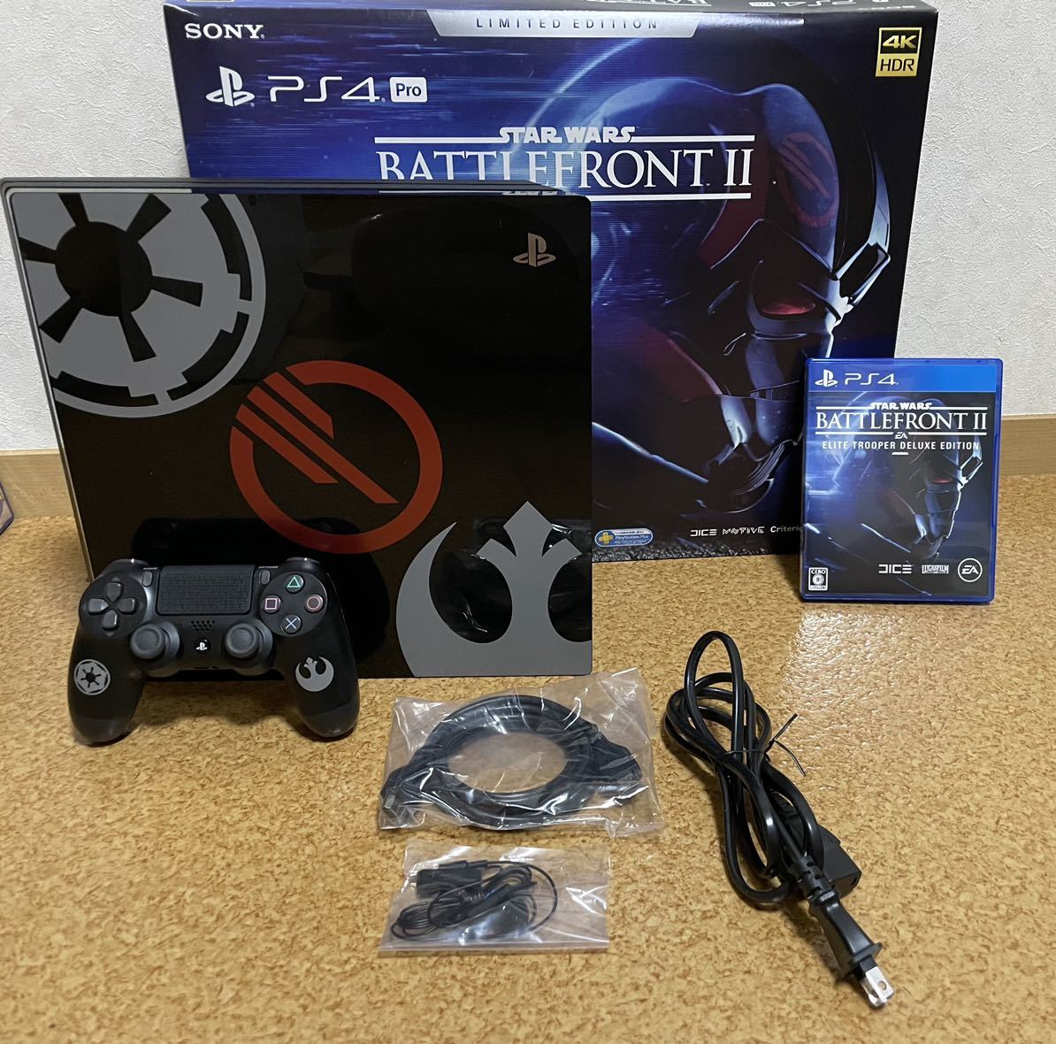 SONY PlayStation 4 Pro Star Wars Battlefront II Limited Edition ps4本体 ...