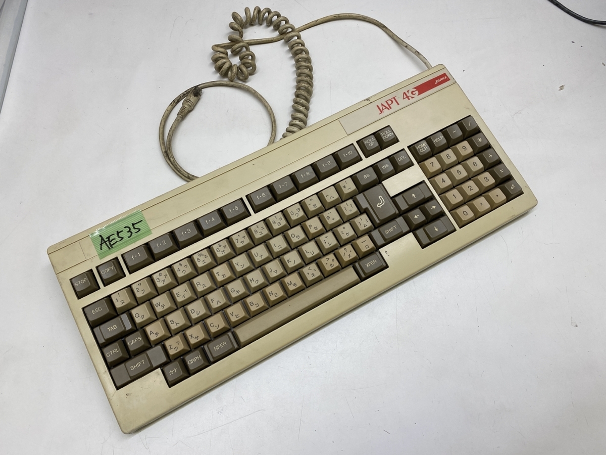 送1000円 NEC FC-9801-KB2 JAPAX JAPT 4Gとシールが貼られています(その他)｜売買されたオークション情報 ...