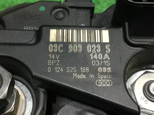 アウディ A1 DBA-8XCAX オルタネーター ダイナモ LS9R 03C903023C/0124525188(アウディ用)｜売買された ...