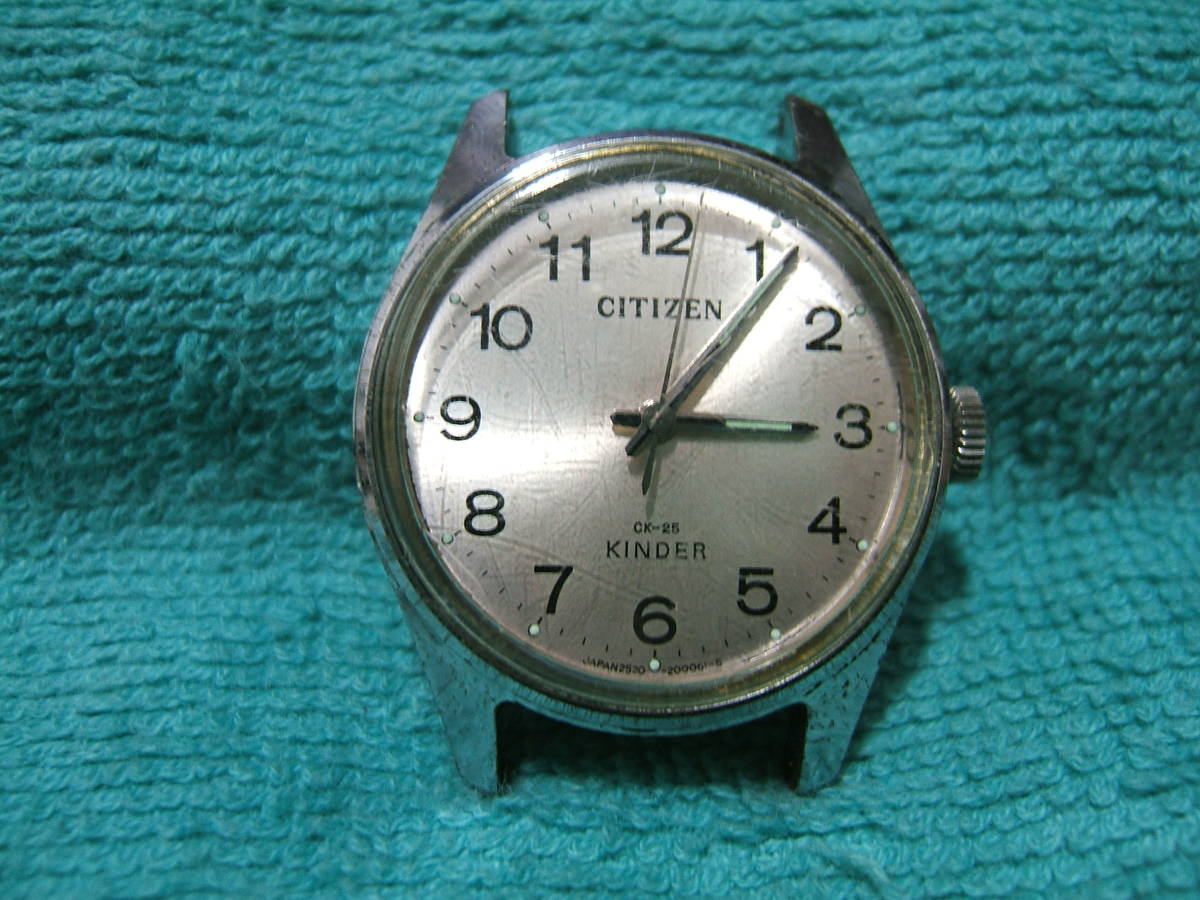シチズン CITIZEN CK-25 KINDER メンズ腕時計 手巻き 稼働品 752(その他)｜売買されたオークション情報、yahooの ...