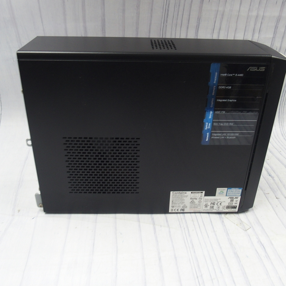 ASUS デスクトップパソコン RTL8821AE Core i5-4460 DDR3 4GB 1TB PC 初期化済 m002(その他 ...