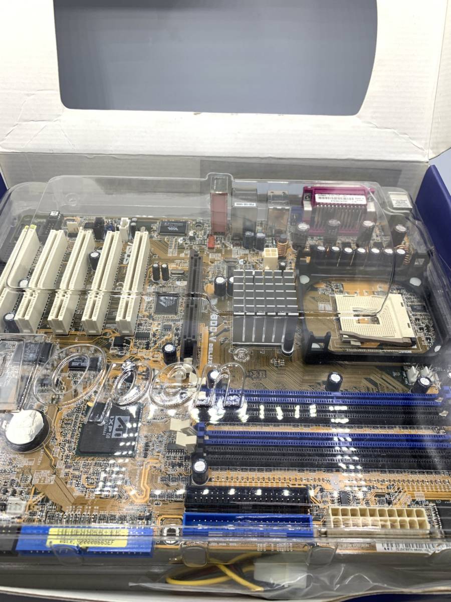 b11-058HGB// 保管品 865PE マザーボード Socket 478 AGP ATX AX4SPE MAX II VIRTUOSO ...