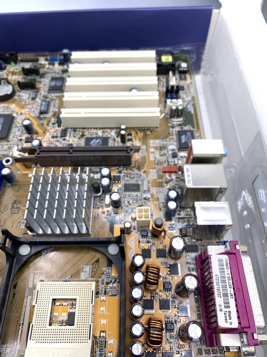 b11-058HGB// 保管品 865PE マザーボード Socket 478 AGP ATX AX4SPE MAX II VIRTUOSO ...