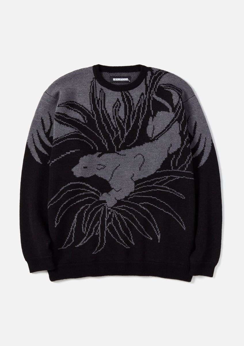 21aw NEIGHBORHOOD JACQUARD / AW-KNIT . LS wtaps ネイバーフッド ダブルタップス ニット セーター 品(長袖シャツ)｜売買されたオークション情報 ...