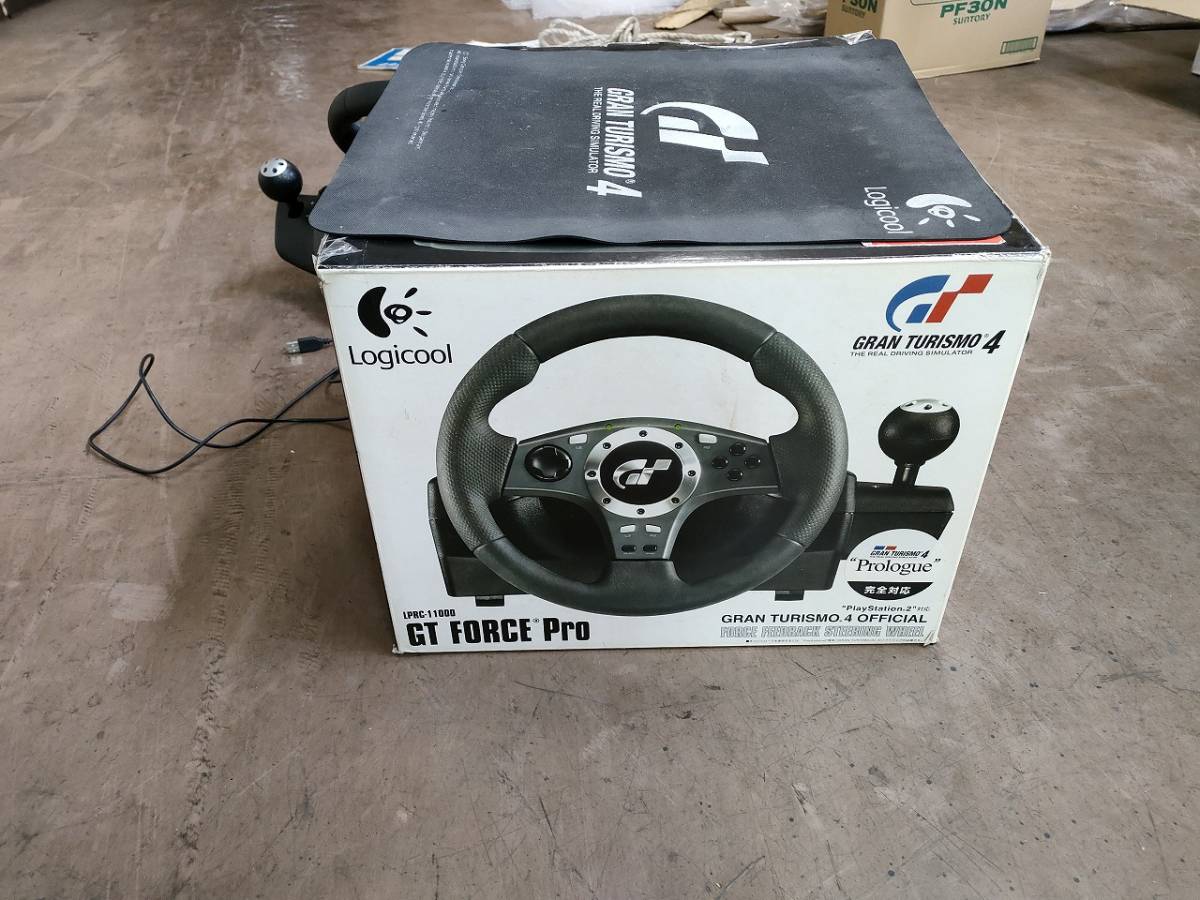 Logicool GT FORCE PRO グランツーリスモ4 LPRC-11000 PS2 ロジクール GRAN TURISMO ...