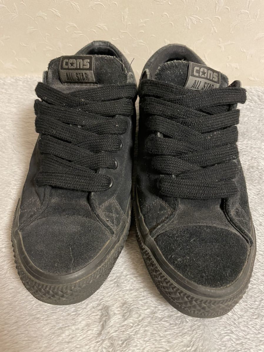 ザリガニ CONS ALL STAR 27.5cm US9 BLACK ブラック スウェード スエード CONVERSE SKATE ...