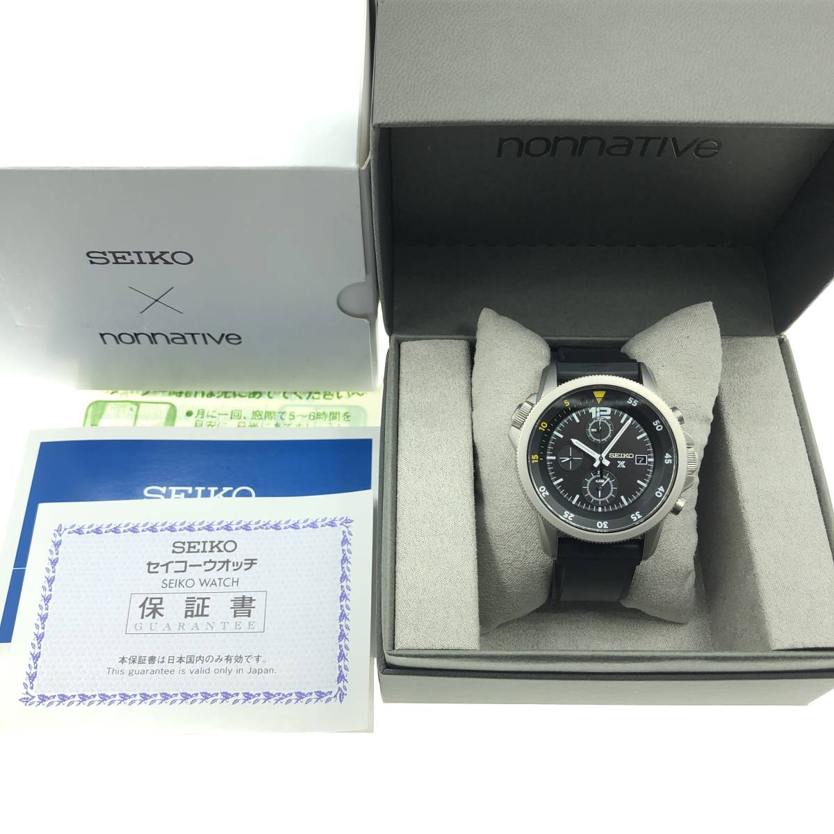 500本限定 SEIKO nonnative 別注 TIMEKEEPER NN-A3652 V172-HAB0 ソーラークォーツ メンズ 腕時計 セイコー ノンネイティブ コラボ(その他 ...