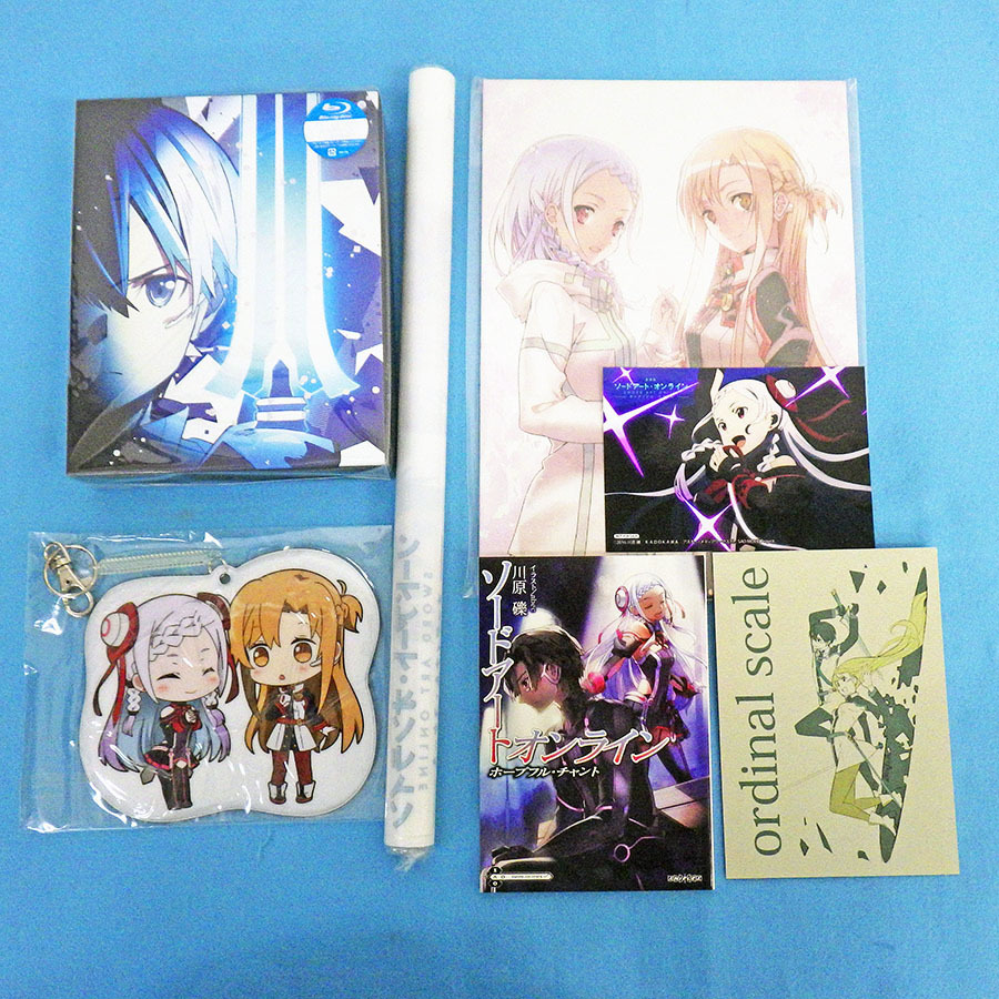 Blu-ray 劇場版 ソードアート オンライン オーディナル スケール 完全生産限定版 + パスケース他 グッズ セット M7503(日本 ...