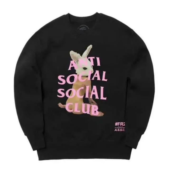 FR2×ANTI SOCIAL スウェット トレーナー L 黒 アンチ ASSC(Lサイズ)｜売買されたオークション情報、yahooの商品情報をアーカイブ公開 - オークファン（aucfan.com）