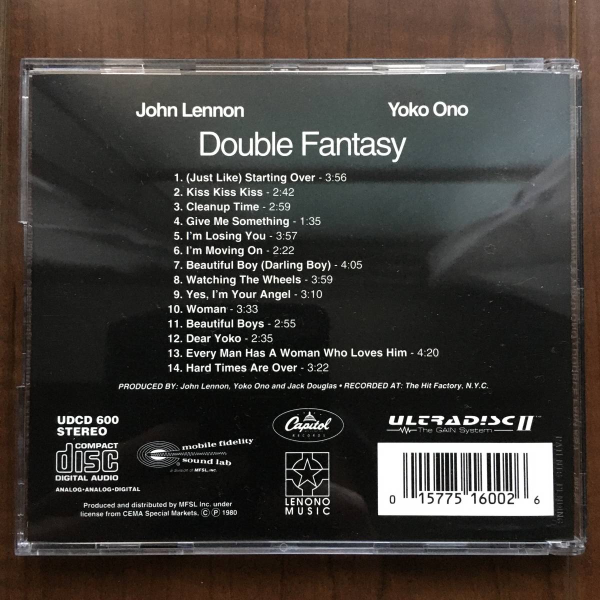 MFSL 24KT+GOLD CD／UDCD 600 Double Fantasy ／ John Lennon & Yoko Ono 高音質 ...