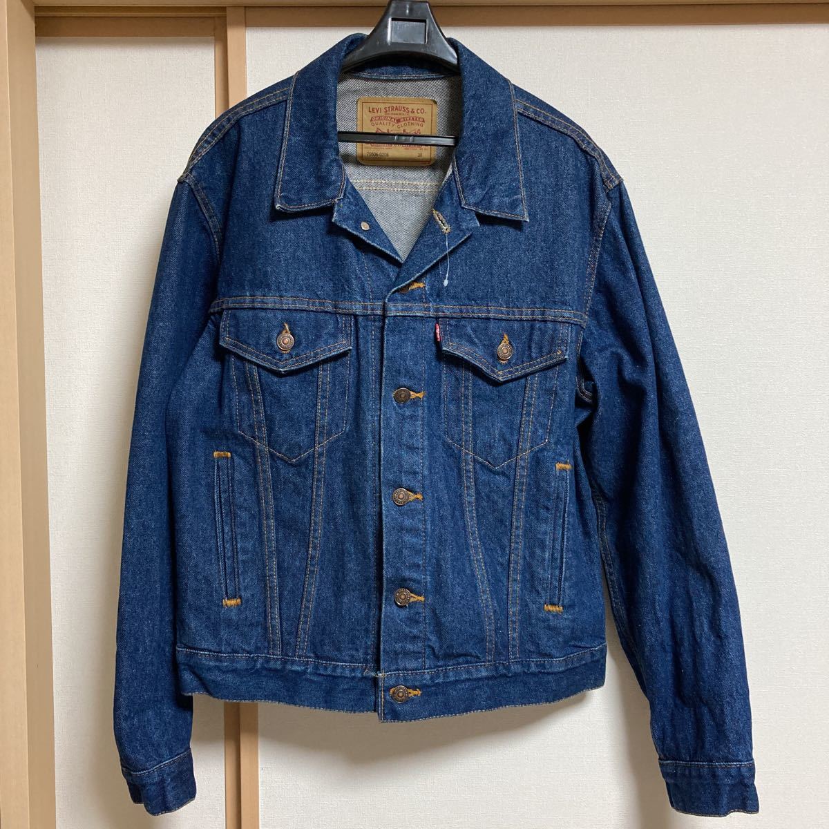 濃紺 Levi's リーバイス 70506-0216 ジージャン デニムジャケット Gジャン サイズ38 USA製 インディゴ アメカジ ビンテージ(ジージャン)｜売買されたオークション情報 ...